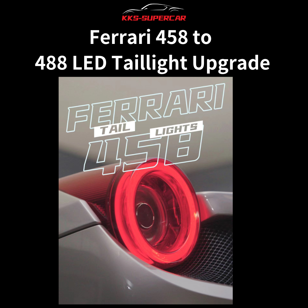 LED Taillight Upgrade Compatible with Ferrari 458 – 488-Style Plug-and ...