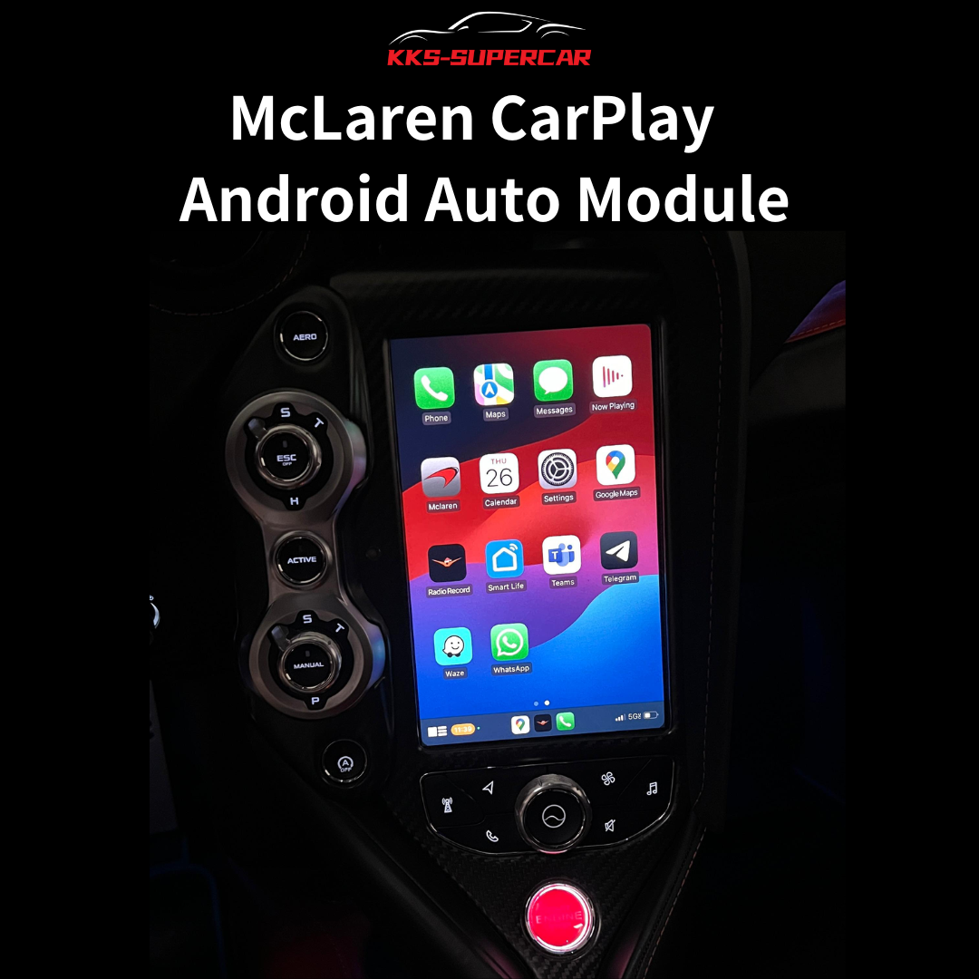 McLaren CarPlay & Android Auto Module – 650S, 720S, MP4-12C, 570S, and ...